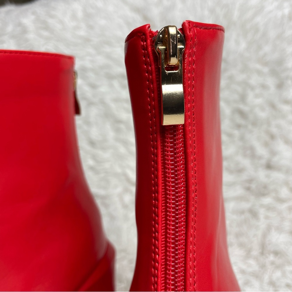 Red Litten Platform Boots Lemon Drop Dolls Kill Nwot … - Gem